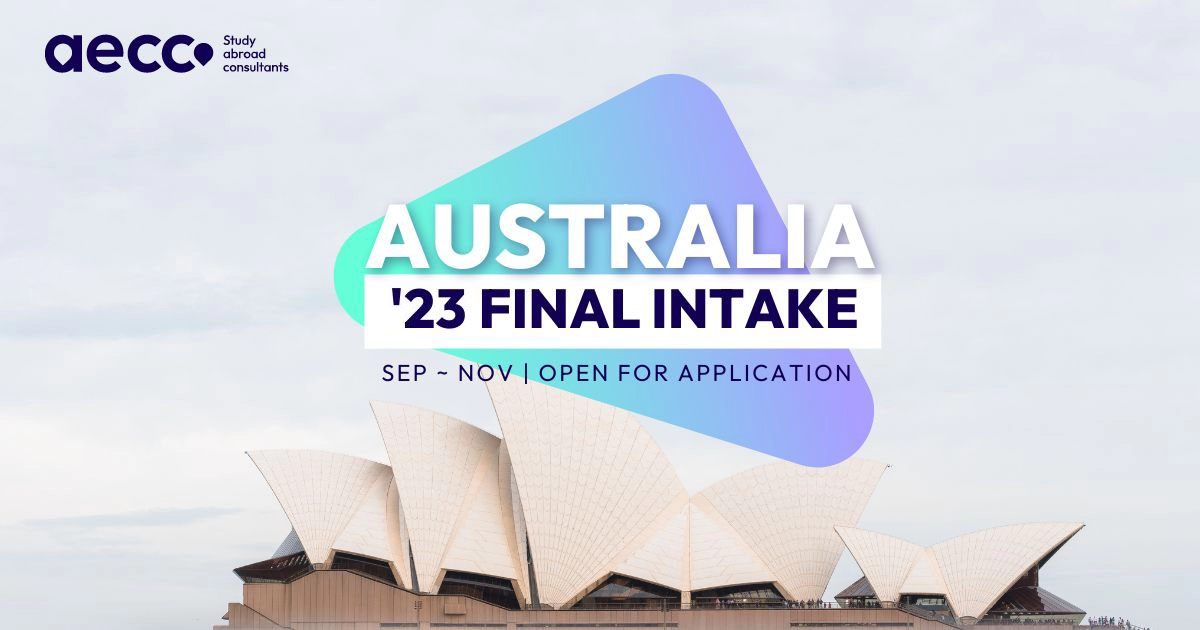 Australia Final Intake